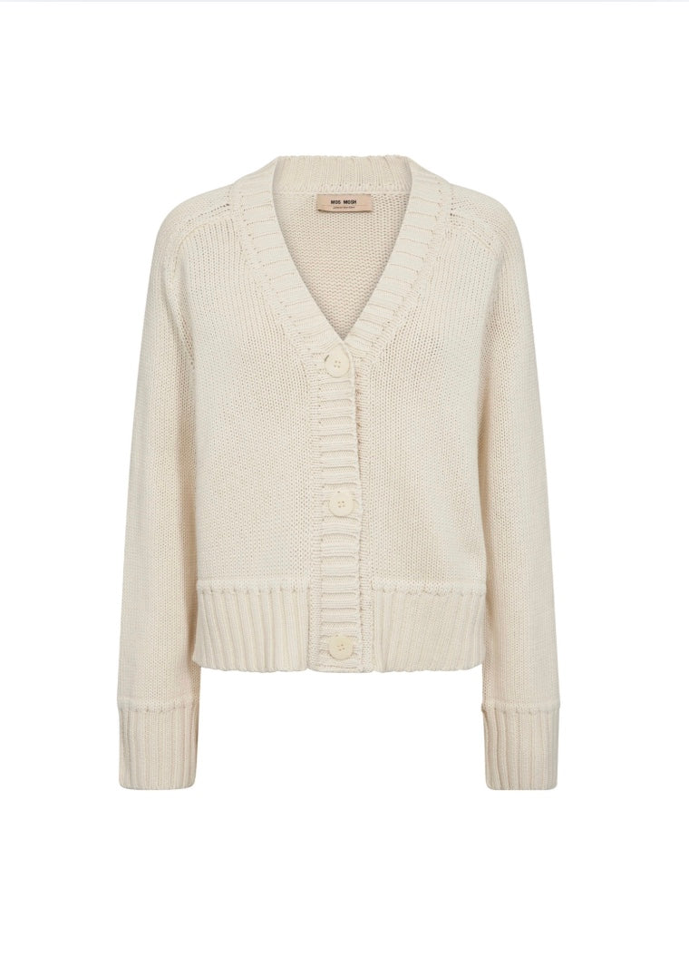 MMRola Bine V-Neck Knit Cardigan Ecru – Sass & Edge