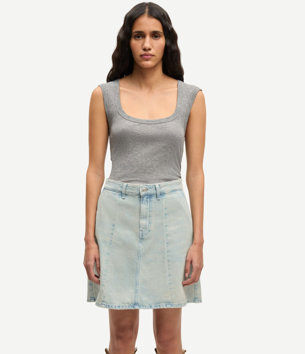 Sadou Tank Grey Mel – Sass & Edge
